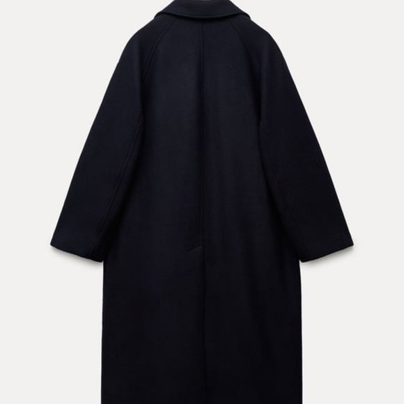 Zara | Jackets & Coats | Nwt Zara Oversized Wool Blend Coat Zw ...